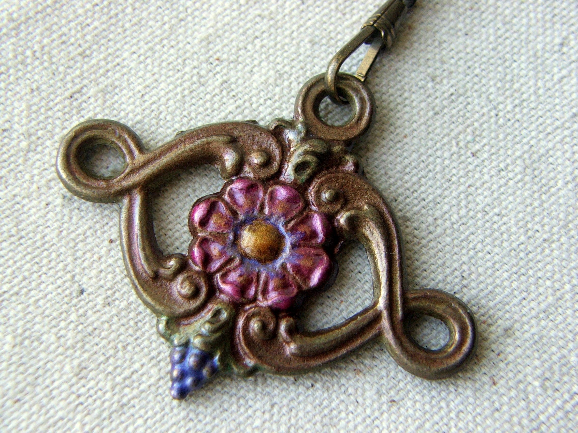 Faux Enamel Pendant – Jewelry Making Journal