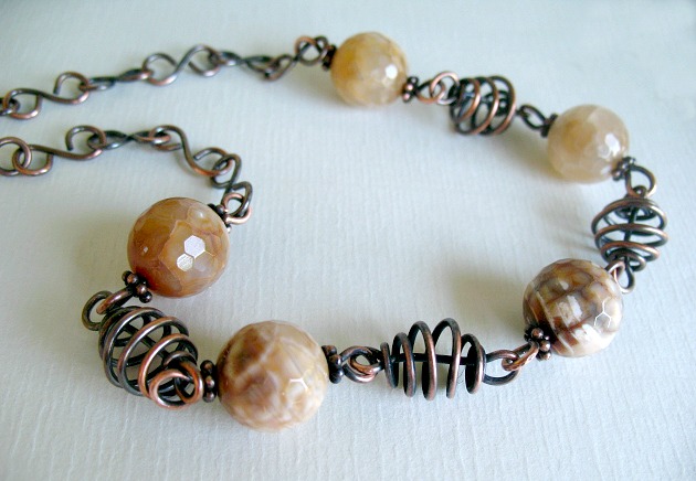 Copper Coil Necklace – Jewelry Making Journal