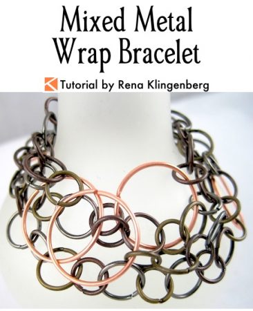 Mixed Metal Wrap Bracelet Tutorial – Jewelry Making Journal