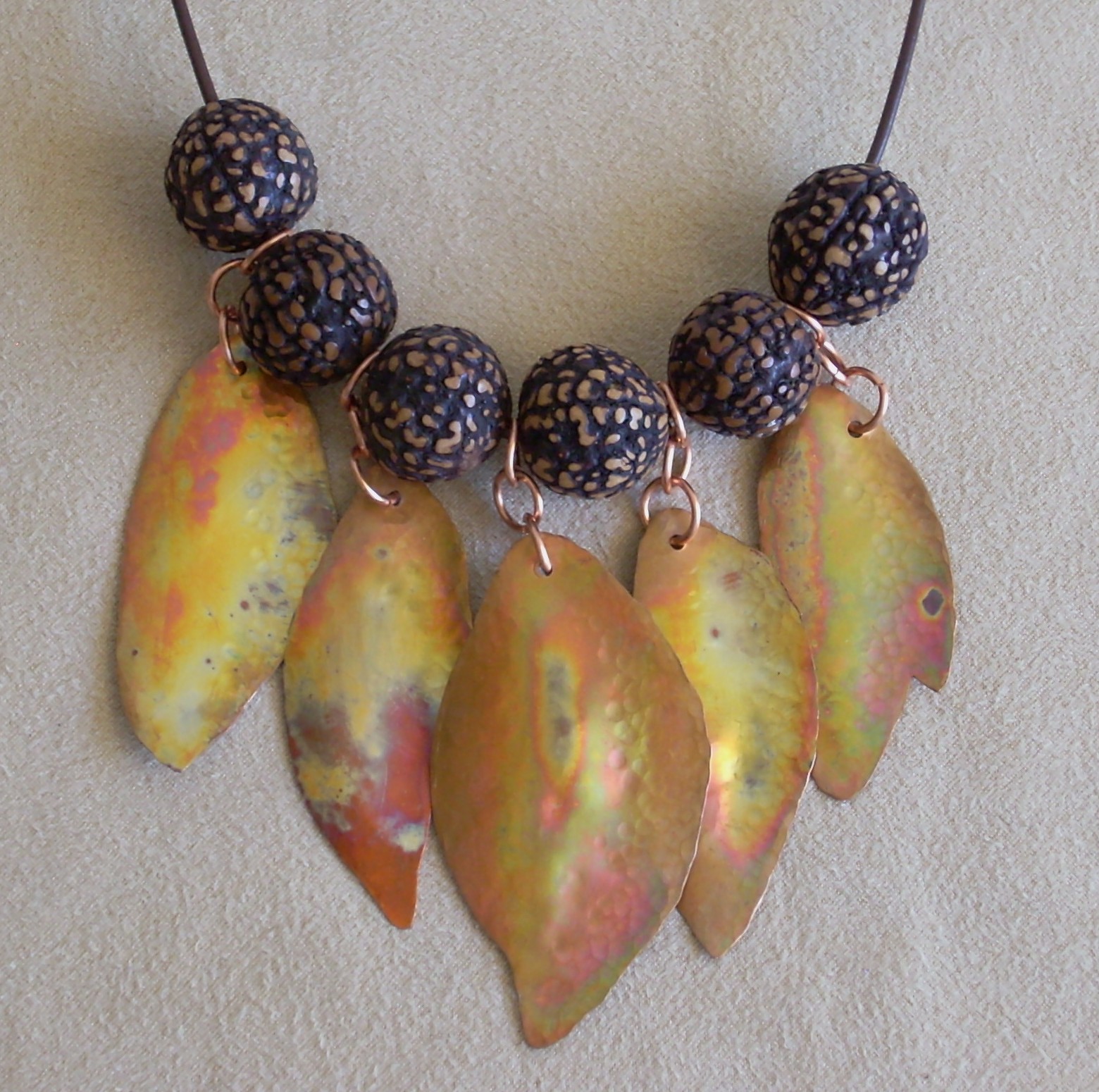 Hot Copper Leaves – Jewelry Making Journal