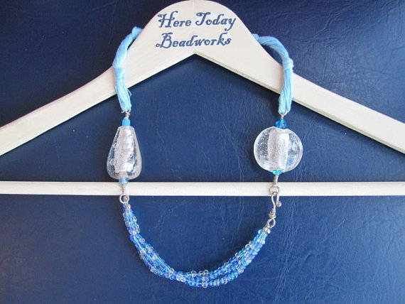 Bold Blue Ice Necklace – Jewelry Making Journal