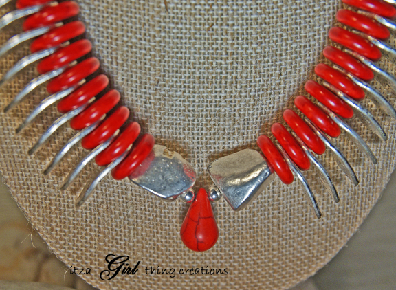 Red Feather Necklace – Jewelry Making Journal