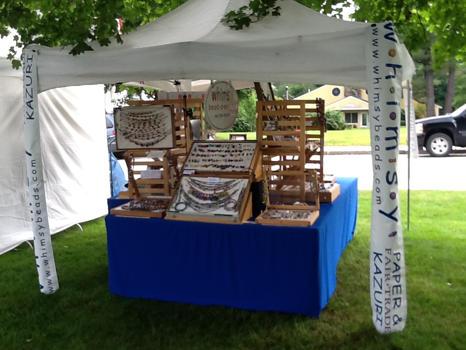 Portable, Pretty, Perfect Square Outdoor Booth Space – Jewelry Making ...