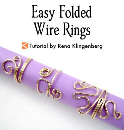 Easy Folded Wire Ring Tutorial – Jewelry Making Journal