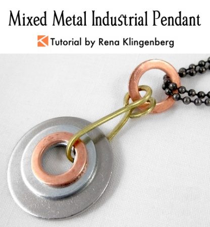 Mixed Metal Industrial Pendant Tutorial – Jewelry Making Journal