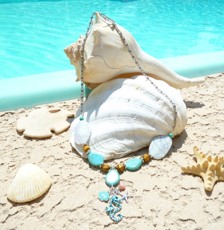 Sparkling Seahorse by the Sea – Jewelry Making Journal