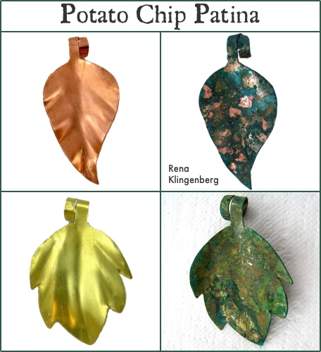 Potato Chip Patina on Brass and Copper (Tutorial) – Jewelry Making Journal