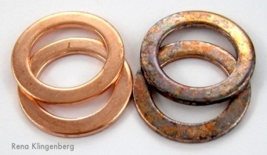 Rustic Copper Washer & Leather Bracelet (Tutorial) – Jewelry Making Journal