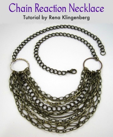 Chain Reaction Necklace (Tutorial) – Jewelry Making Journal