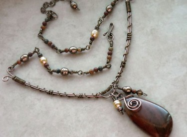 Autumn Jasper Pendant – Jewelry Making Journal