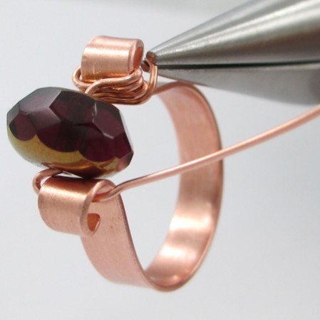 Scroll Ring with Spinner Bead (Tutorial) – Jewelry Making Journal