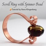 Scroll Ring with Spinner Bead (Tutorial) – Jewelry Making Journal
