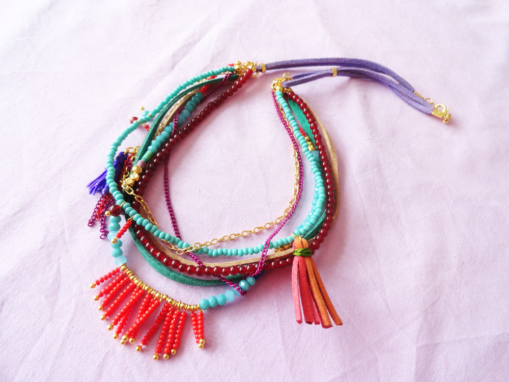 Colorful Boho Necklaces – Jewelry Making Journal
