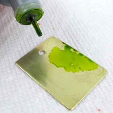 Coloring Metal with Alcohol Ink (Tutorial) – Jewelry Making Journal