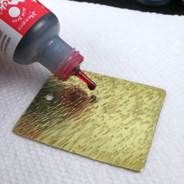 Coloring Metal with Alcohol Ink (Tutorial) – Jewelry Making Journal