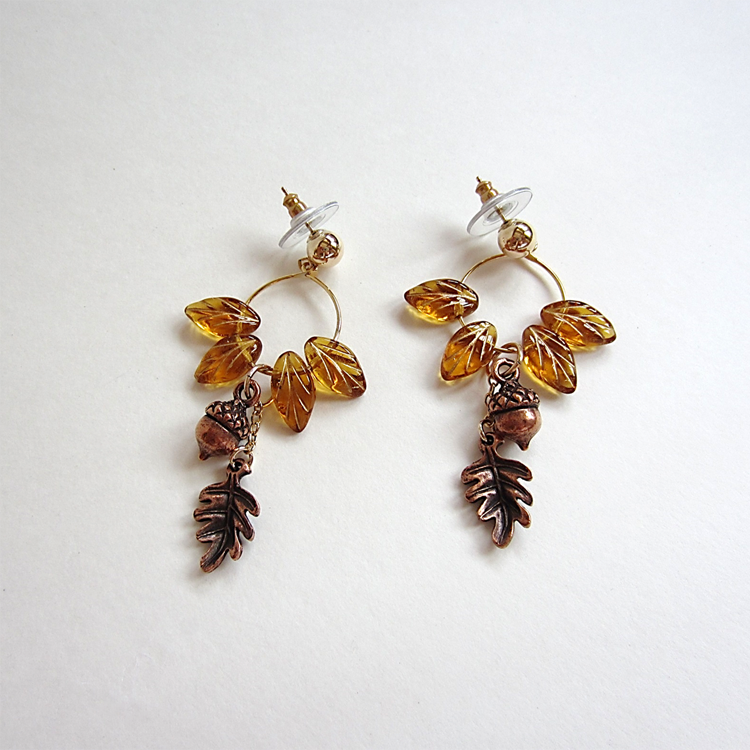 Fall Foliage Earrings – Jewelry Making Journal