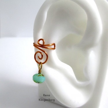 Wire Ear Cuff with Changeable Dangles (Tutorial) – Jewelry Making Journal