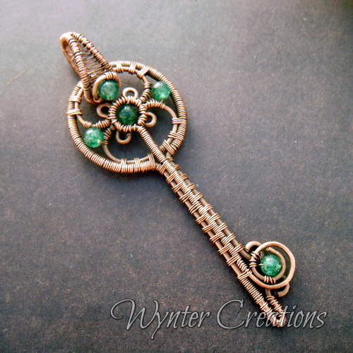 Romantic Victorian Inspired Wire Wrapped Keys – Jewelry Making Journal