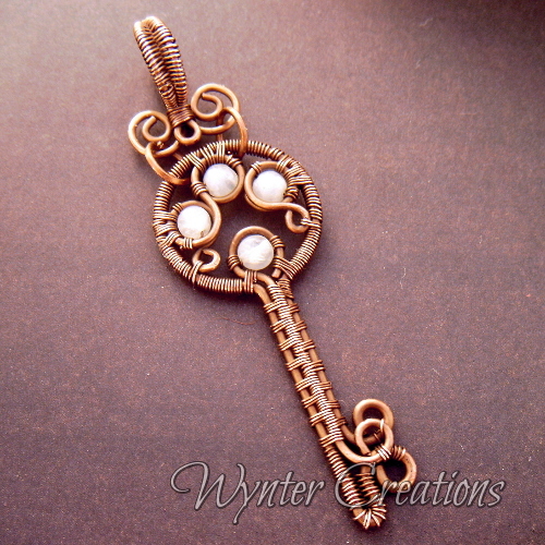 Romantic Victorian Inspired Wire Wrapped Keys – Jewelry Making Journal