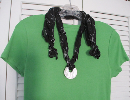 Easy Scarf Necklace (Tutorial) – Jewelry Making Journal