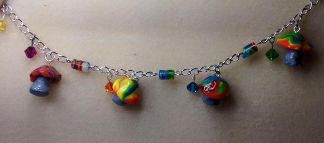Charming Polymer Clay Mushroom Bracelet – Jewelry Making Journal