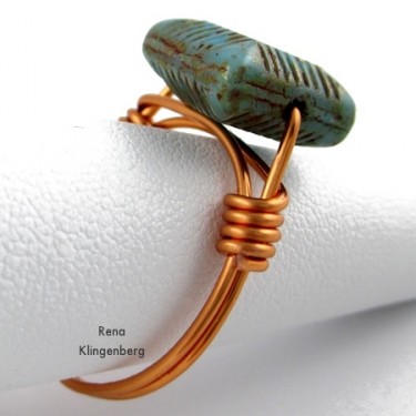 Adjustable Wire-Wrap Bead Ring (Tutorial) – Jewelry Making Journal