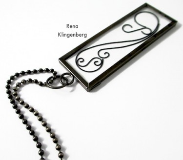 Wire Line Art Pendant (Tutorial) – Jewelry Making Journal