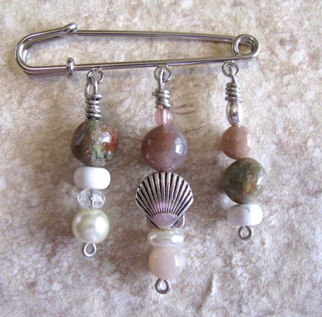 Beaded Sweater & Shawl Pins – Jewelry Making Journal