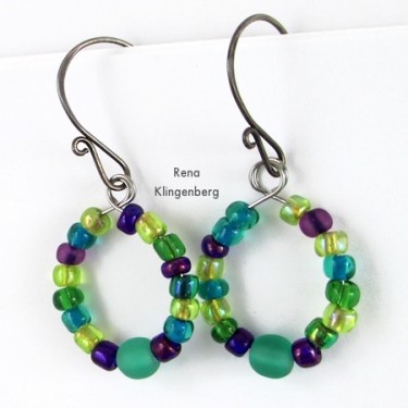 Memory Wire Pendant and Earrings (Tutorial) – Jewelry Making Journal