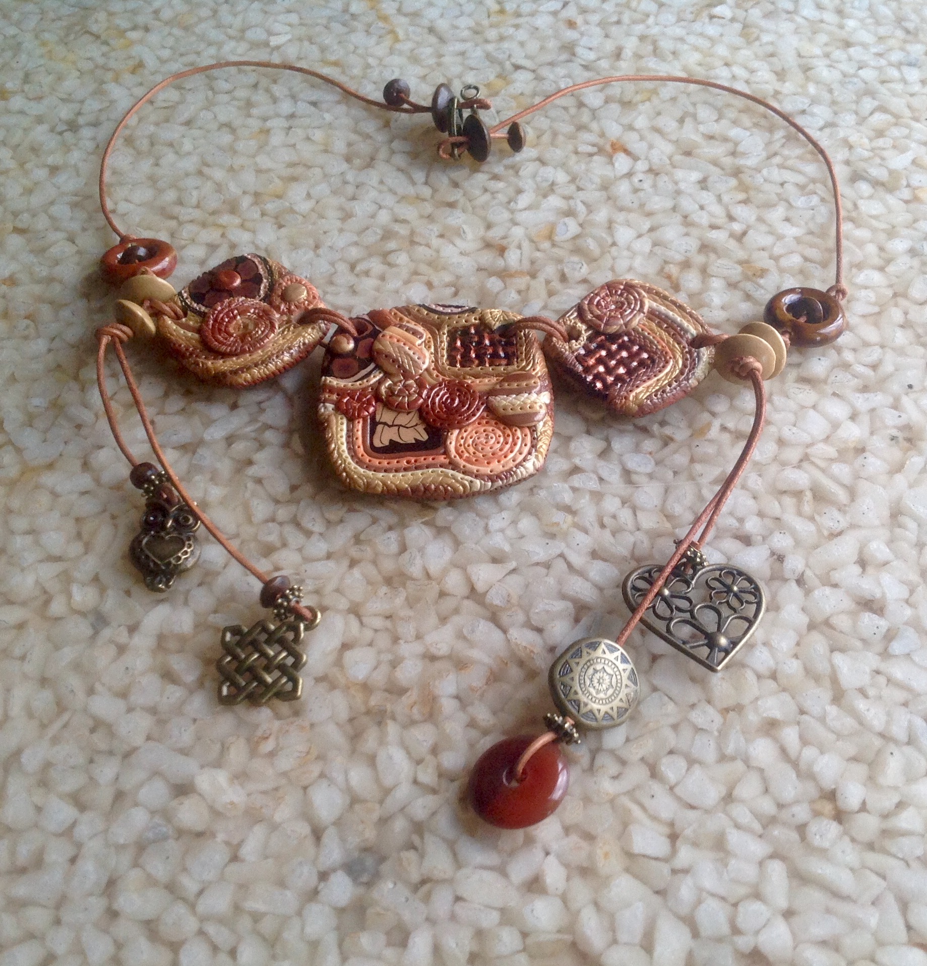 Boho Polymer Necklace – Jewelry Making Journal