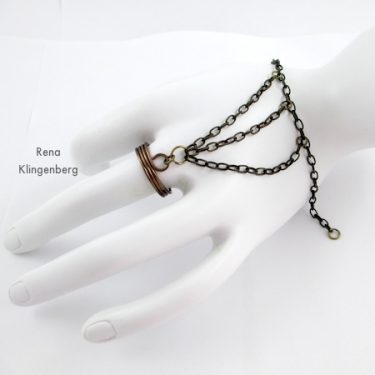 Triple Chain Hand Bracelet (Tutorial) – Jewelry Making Journal