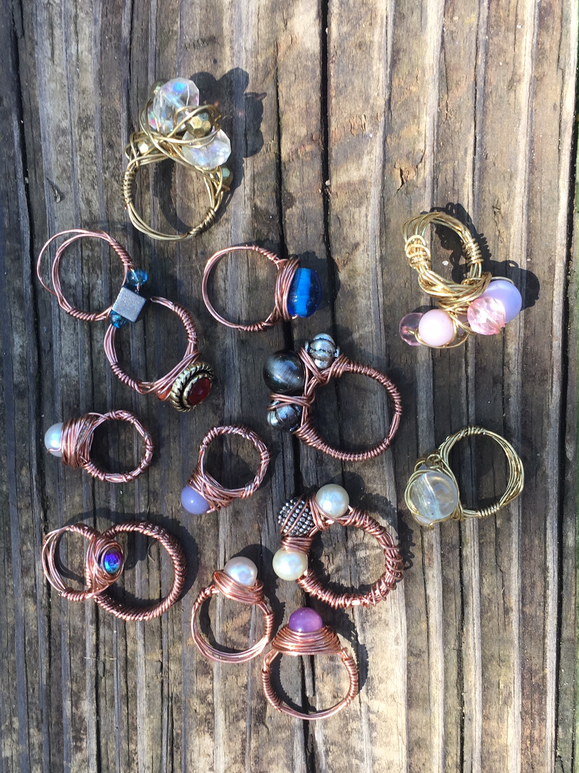 Beads And Button Wire Rings Jewelry Making Journal Beads And Button Wire Rings Jewelry Making Journal