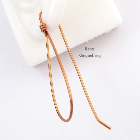 Wire Teardrop Hoop Earrings (Tutorial) – Jewelry Making Journal