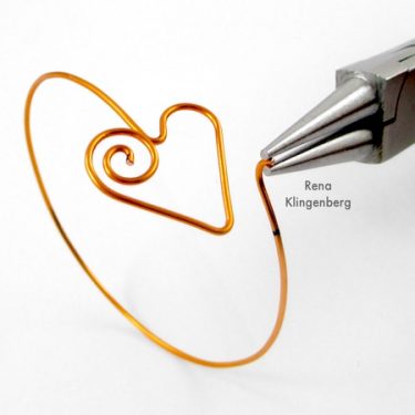 Spiral Heart Wire Bracelet (Tutorial) – Jewelry Making Journal