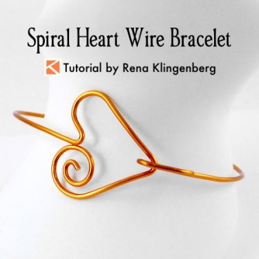 Spiral Heart Wire Bracelet (Tutorial) – Jewelry Making Journal