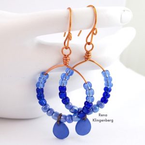 Colorful Hoop Earrings (Tutorial) – Jewelry Making Journal