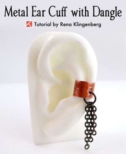 Metal Ear Cuff with Dangle (Tutorial) – Jewelry Making Journal