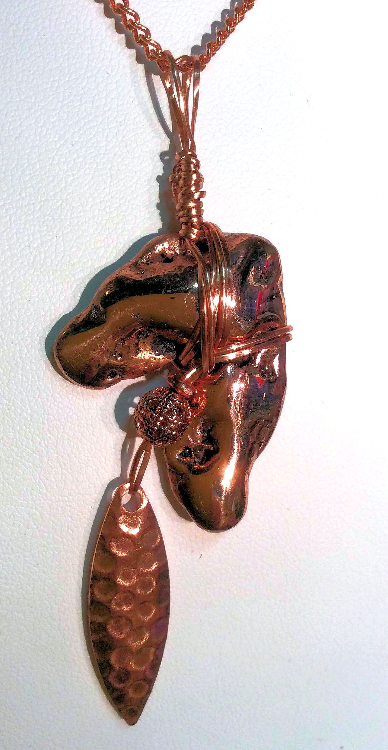 Copper Nugget Wire-Wrapped in Copper – Jewelry Making Journal