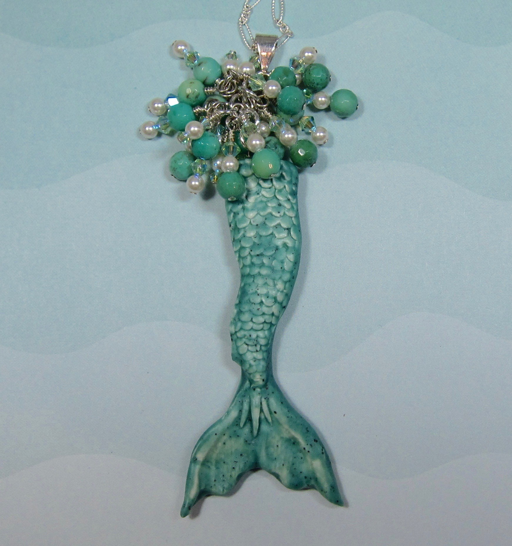 Mermaid Tail Green Opal and Swarovski Combo – Jewelry Making Journal