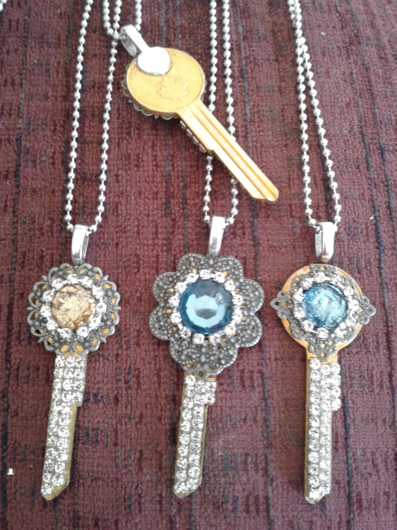 Mixed Media Repurposed Key Pendant – Jewelry Making Journal