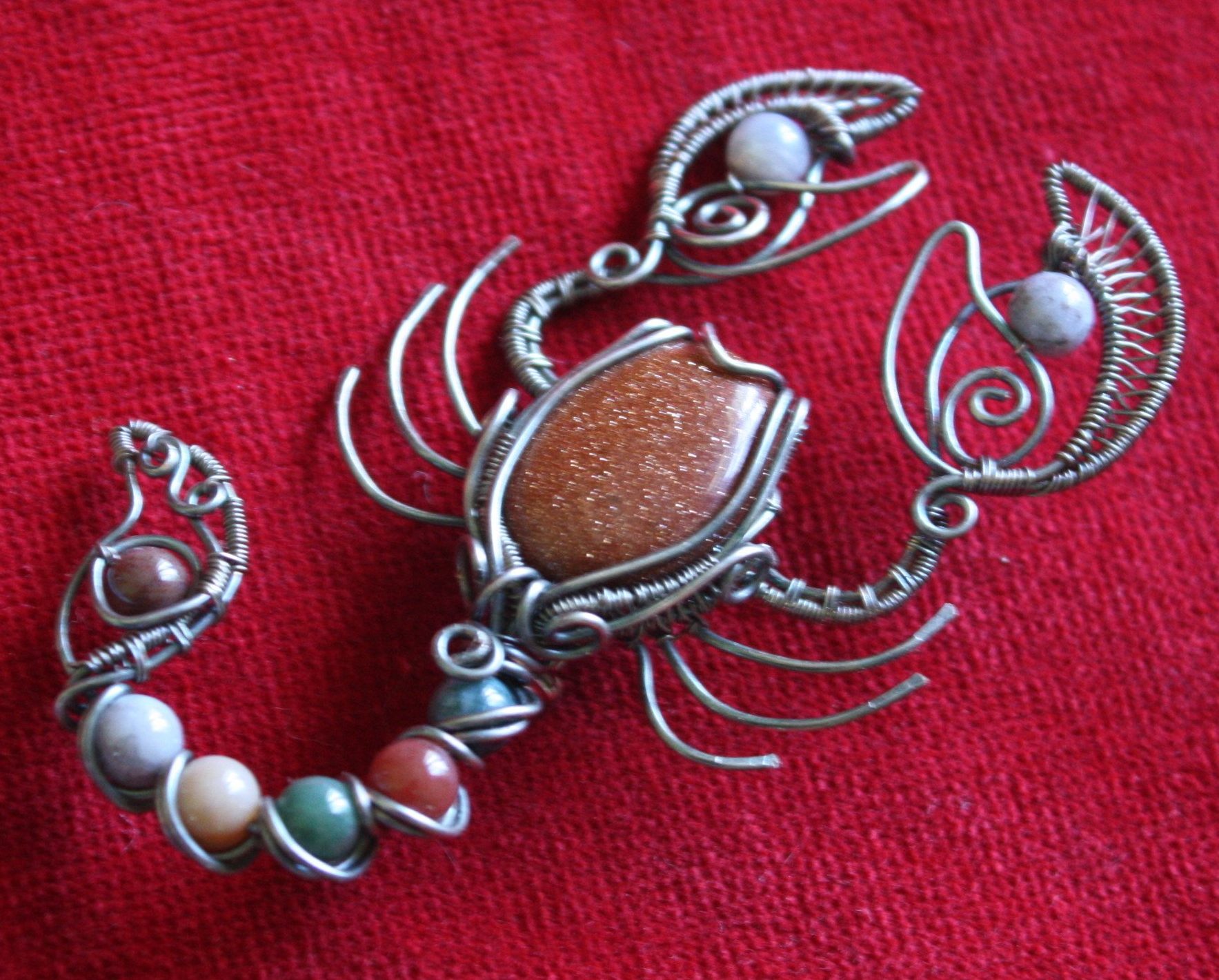 Scorpion Brooch – Jewelry Making Journal