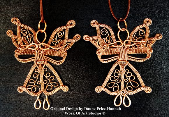 Wire Wrap Copper Angel Prototype Part 2 – Jewelry Making Journal