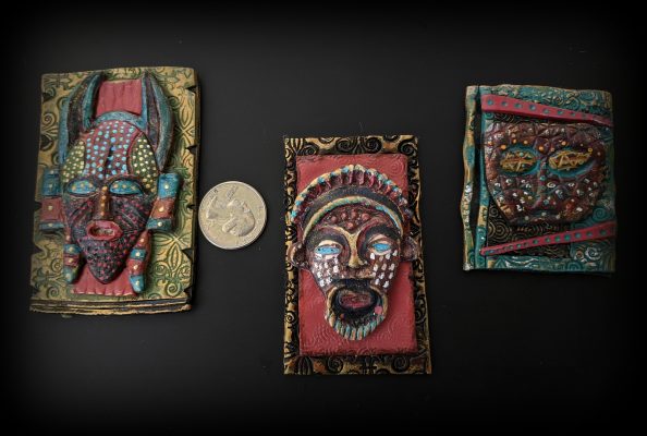 Poly Clay Masks – Jewelry Making Journal