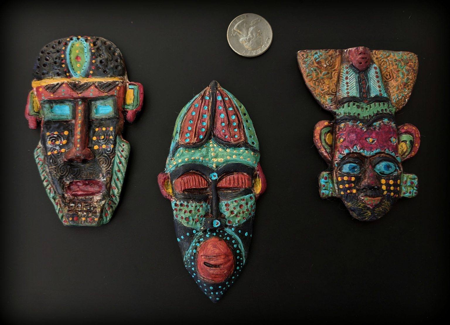 Poly Clay Masks – Jewelry Making Journal