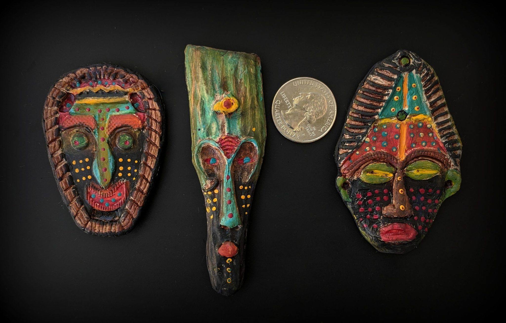 Poly Clay Masks – Jewelry Making Journal