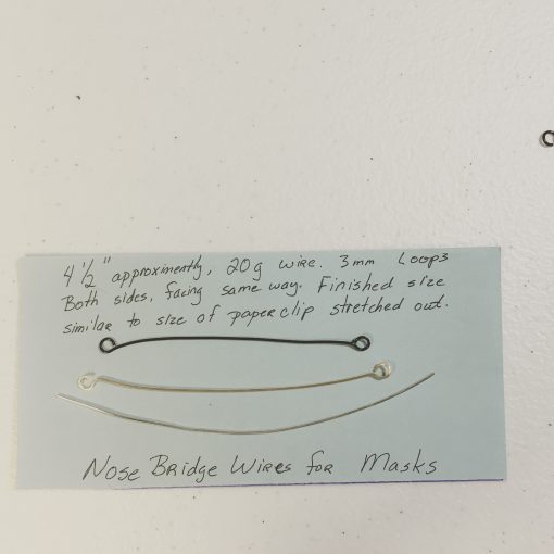 Nose Bridge Wire for DIY Face Masks – Jewelry Making Journal