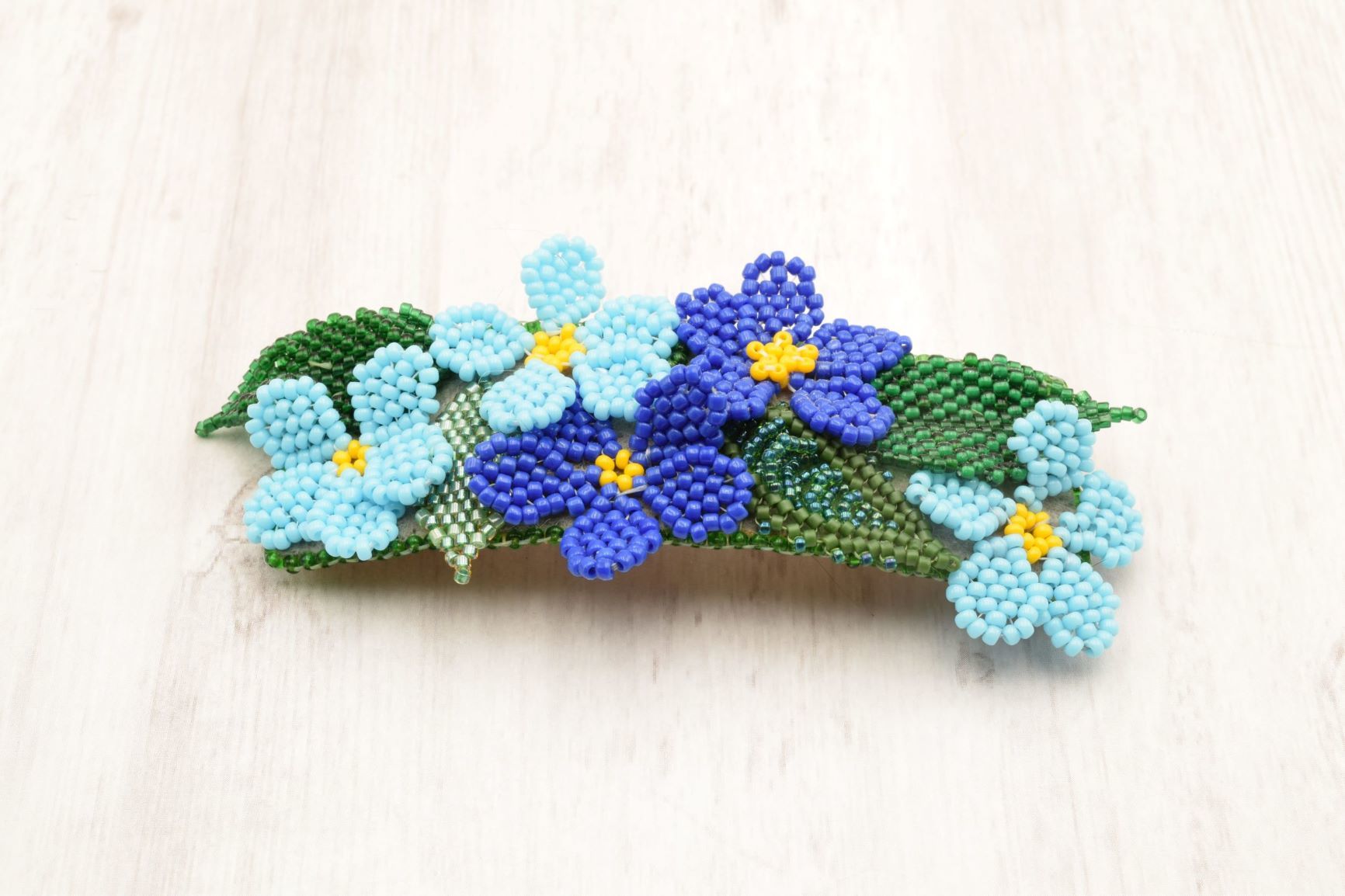 Forget Me Not Necklace and Barrette – Jewelry Making Journal